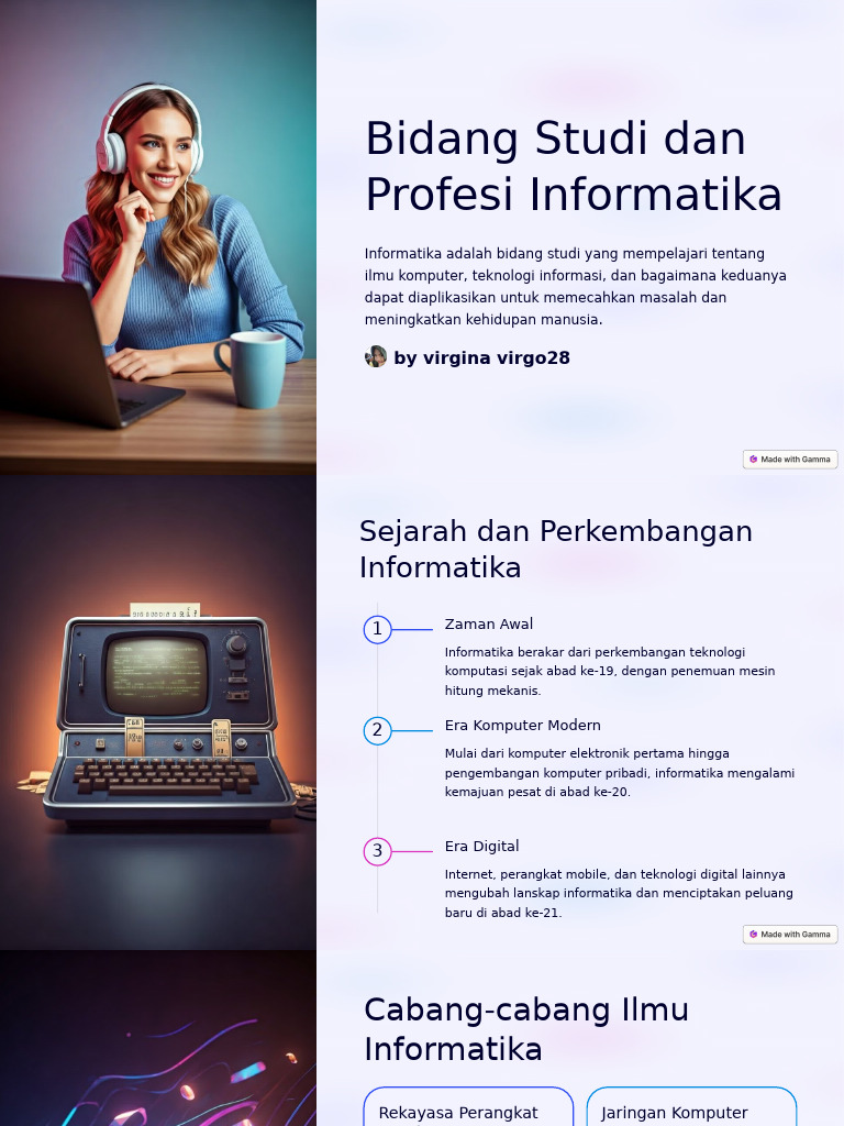 BAB 4 Bidang Studi Dan Profesi Informatika | PDF