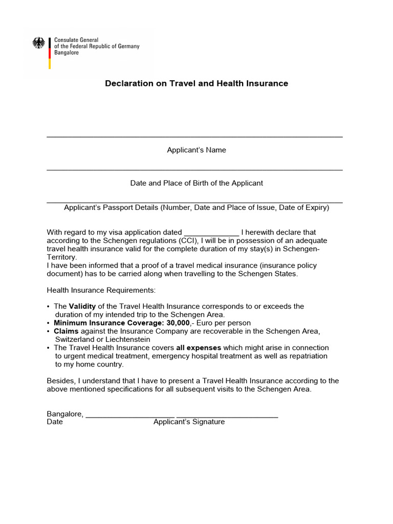 Declaration Form-Duly Filled | PDF