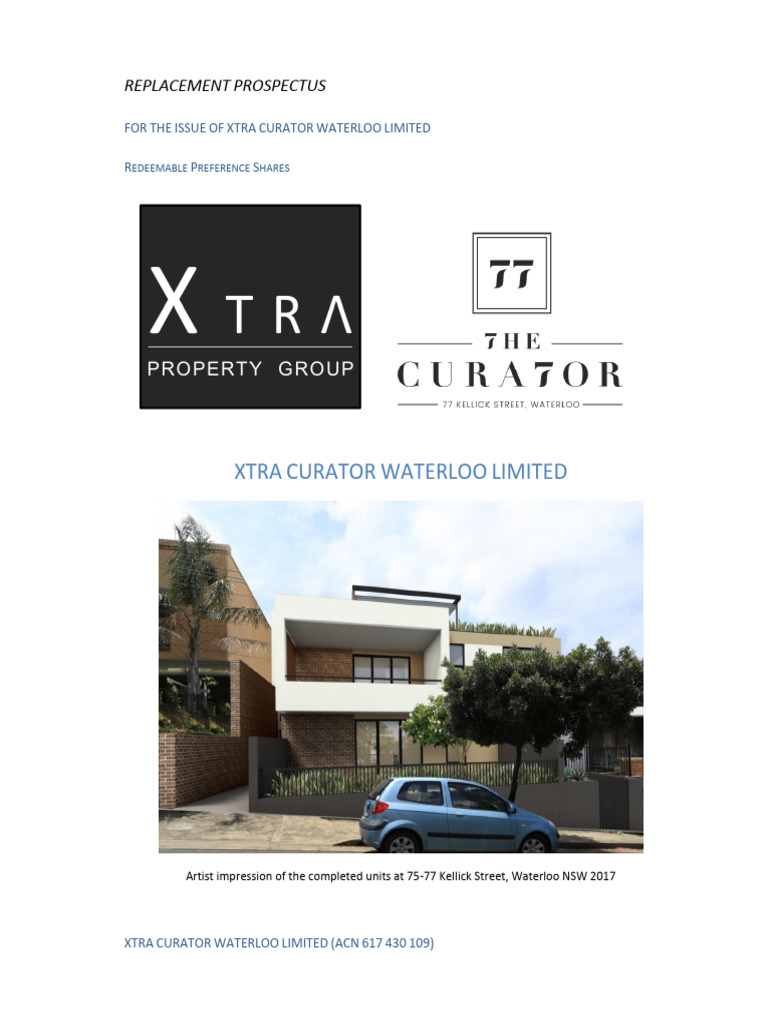 Xtra Curator Prospectus | PDF
