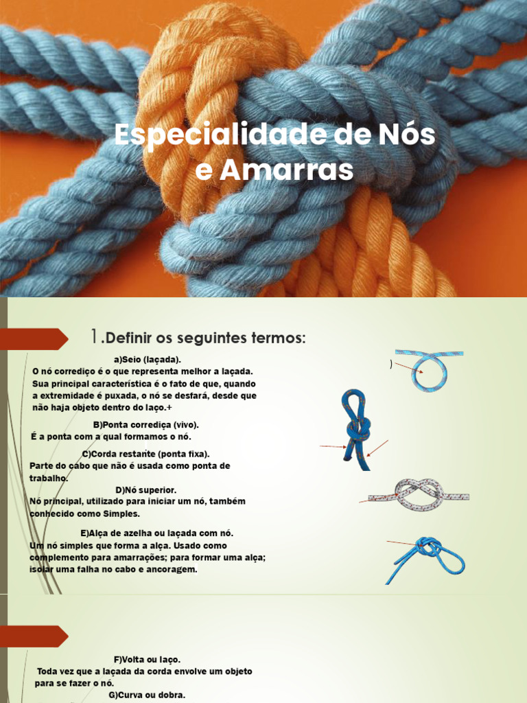 Especialidade de Nós e Amarras-1 | PDF