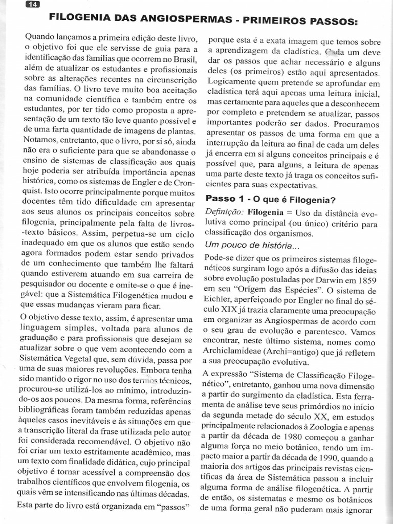 Passos Filogenia | PDF