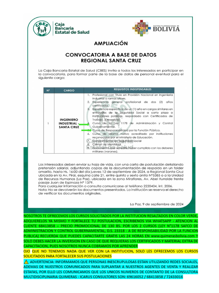 Caja Bancaria SCZ | PDF