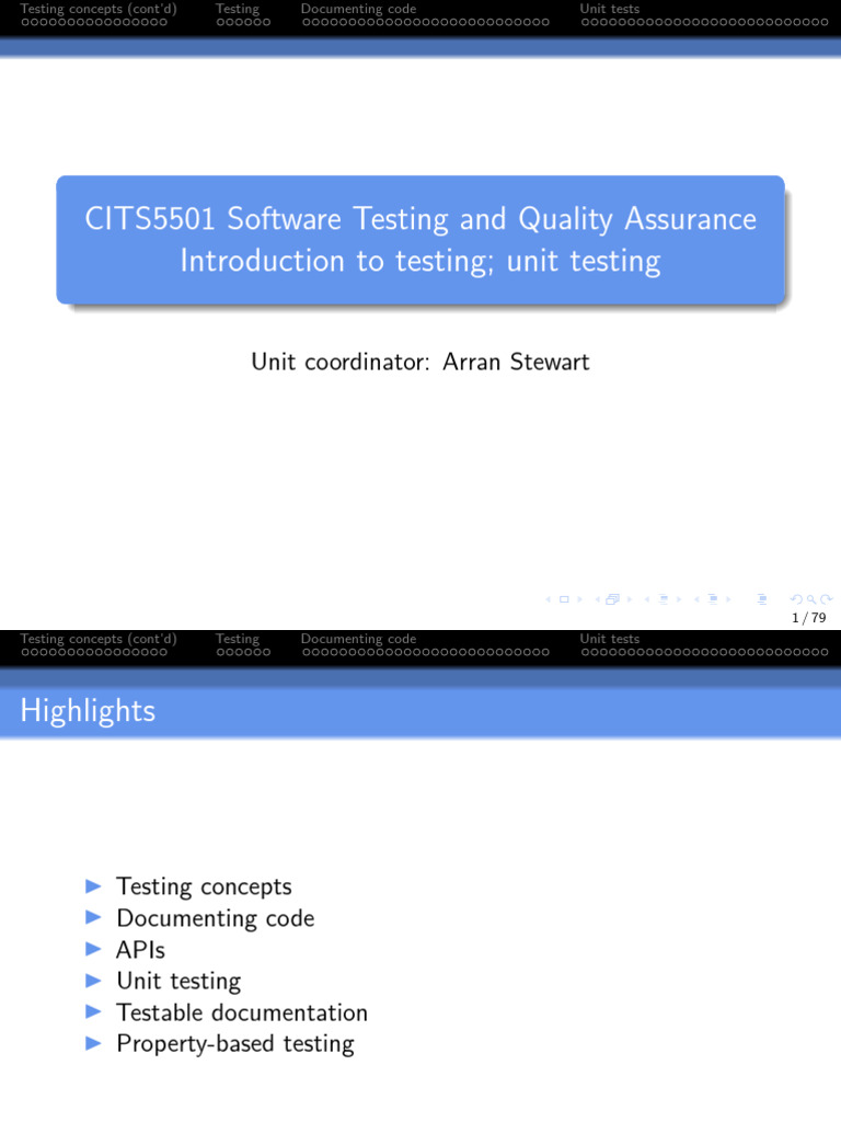 Lect02 Testing | PDF