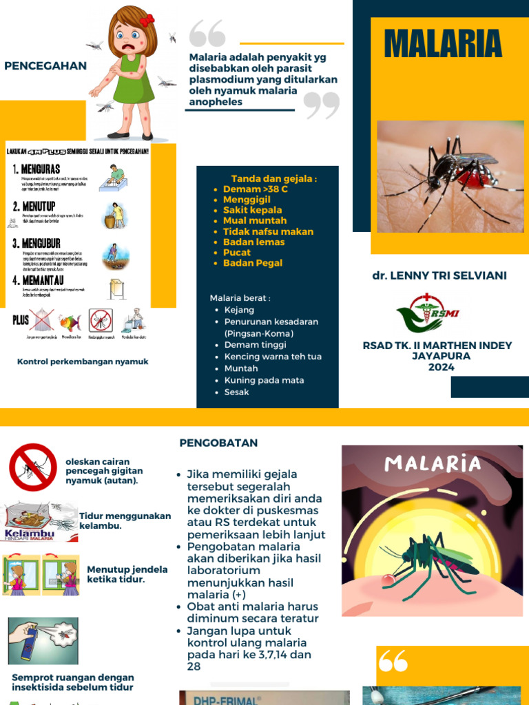 Leaflet Malaria-dr. Lenny | PDF