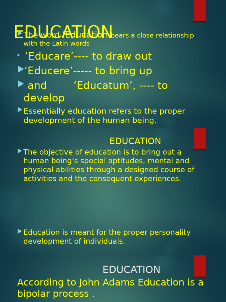 Education - Scope | PDF