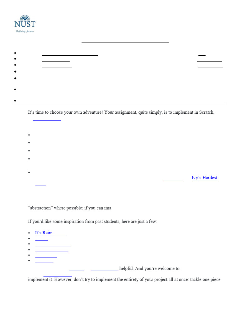 BSAI-1 (2k24) Home Assgn 2 | PDF | Scratch (Programming Language) | Art
