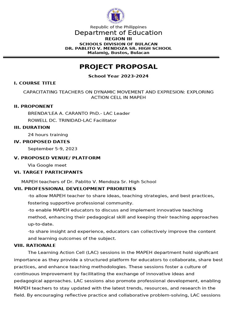 Project Proposal | PDF