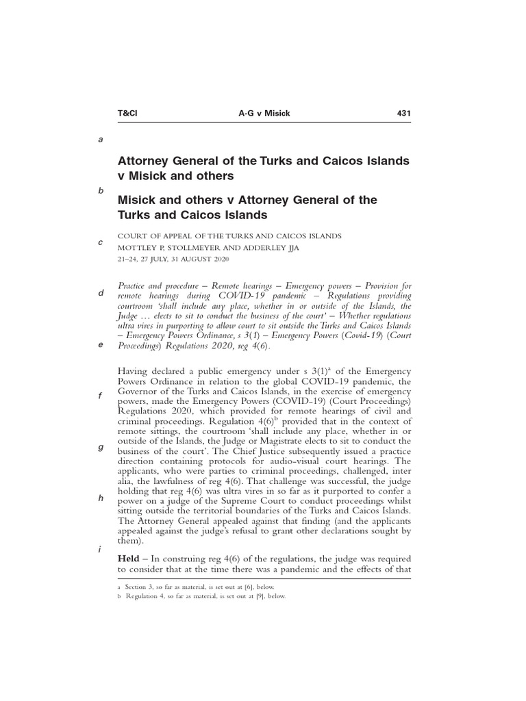 (2020) 97 Wir 431 | PDF