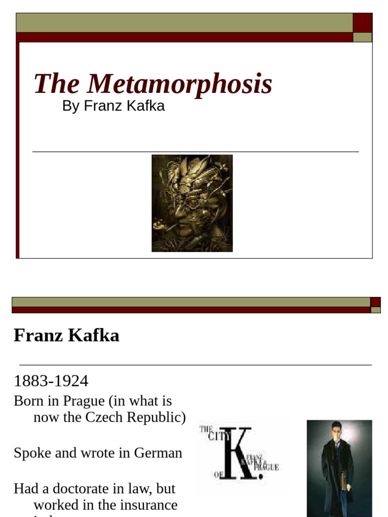 The Metamorphosis PPT | PDF