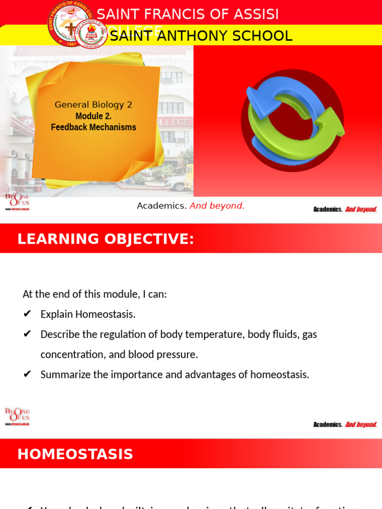 GEN BIOLOGY 2 Feedback Mechanism | PDF