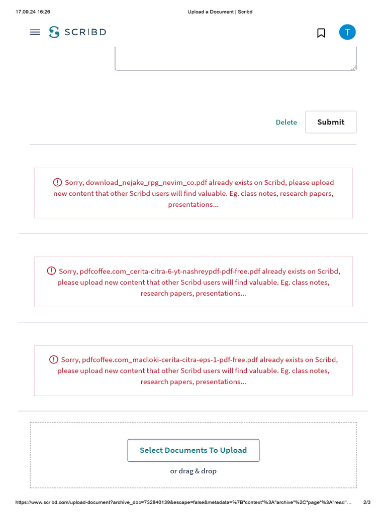 Upload A Document - Scribd - 2 | PDF