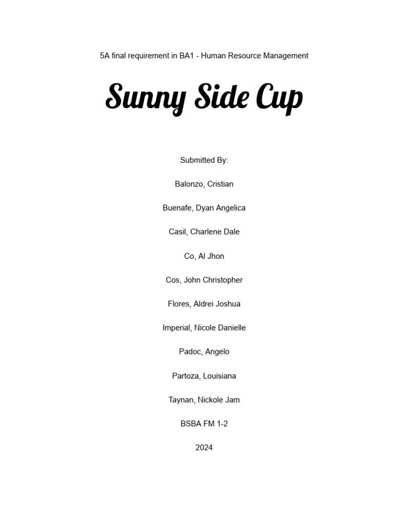 Group-1-HRM-Final-Output | PDF