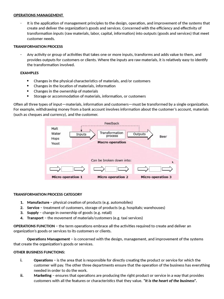operation management | PDF