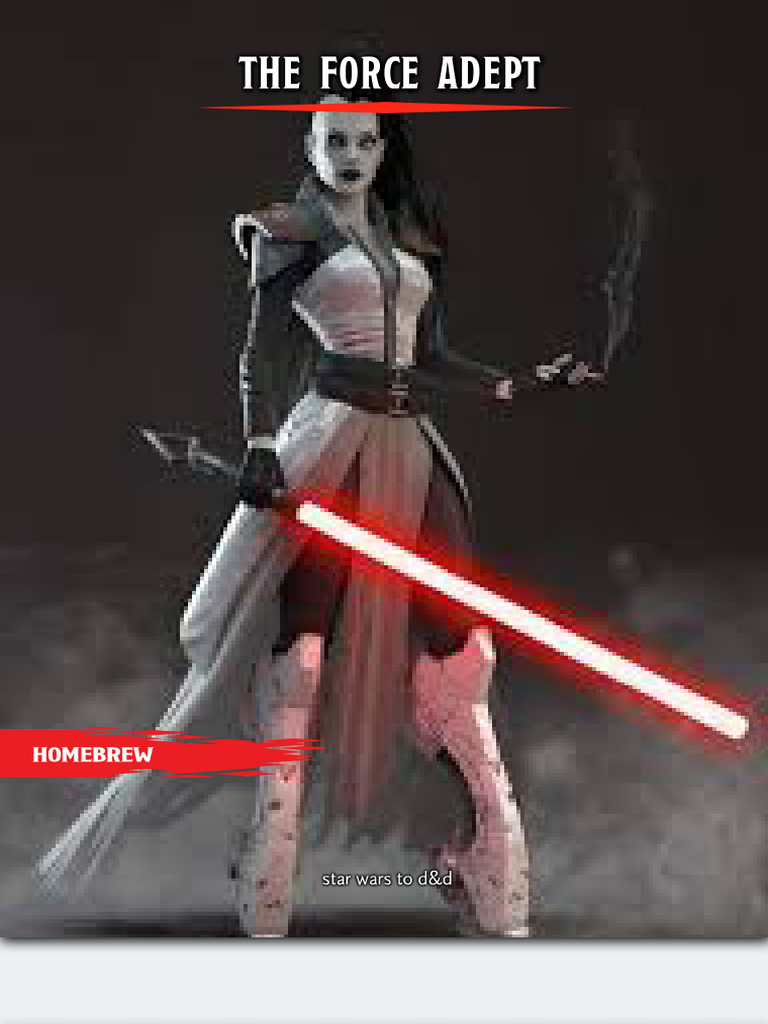 The Jedi For D&D 5e - GM Binder | PDF