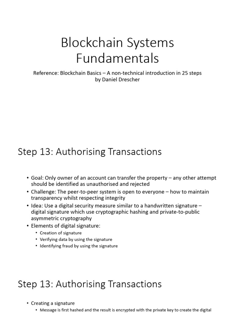 Blockchain Systems Fundamentals (Part 2) | PDF