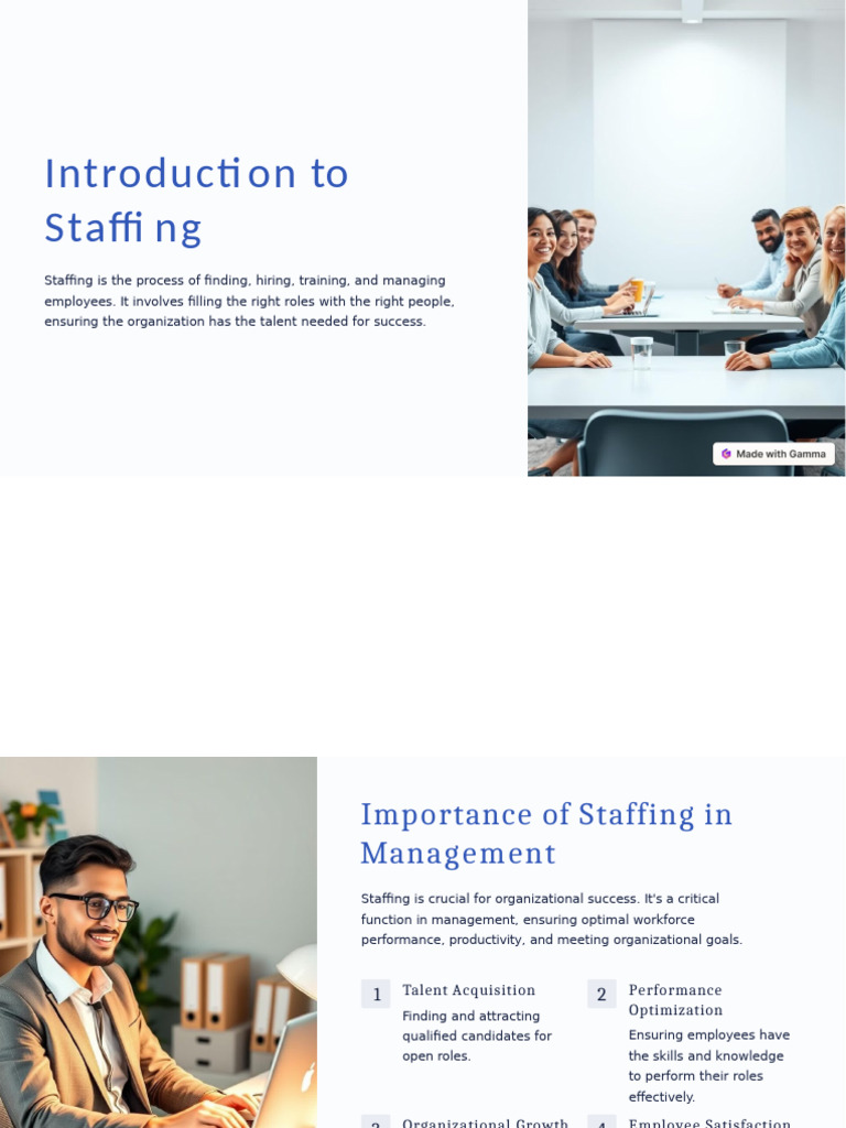 Introduction To Staffing | PDF