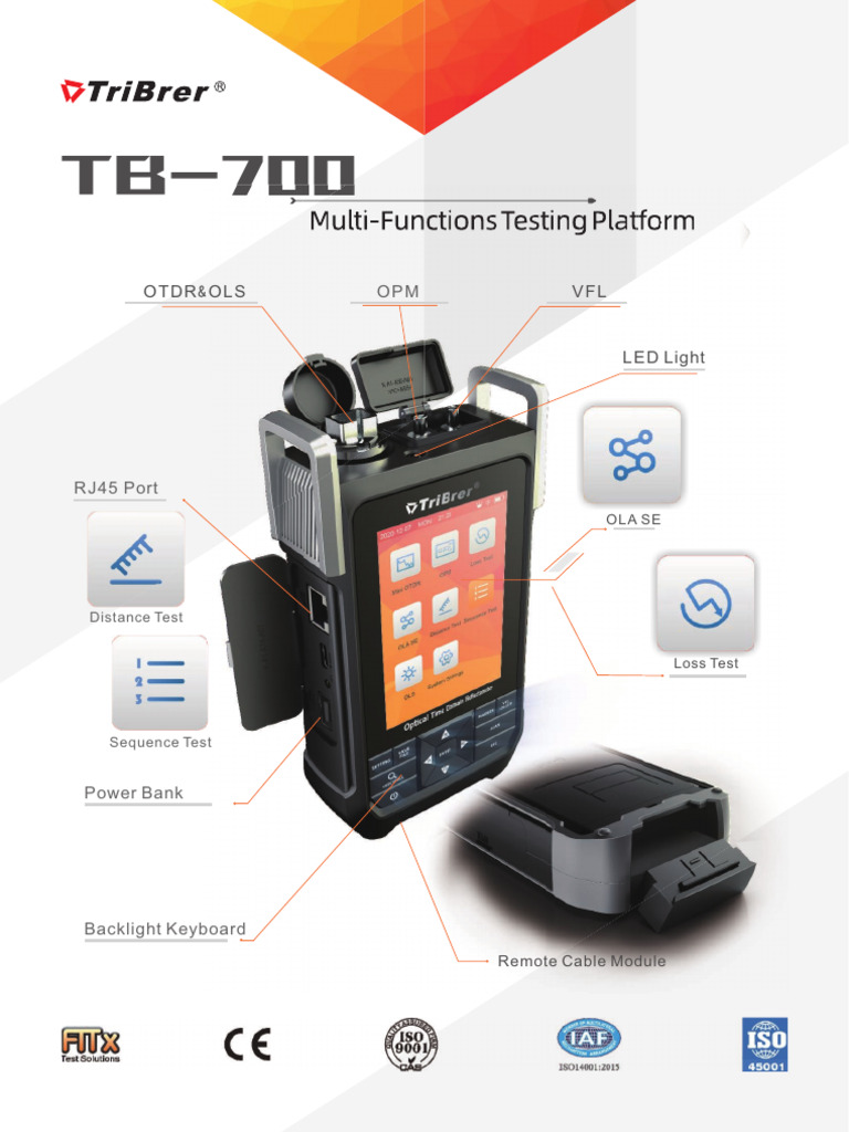 TB-700 OTDR | PDF