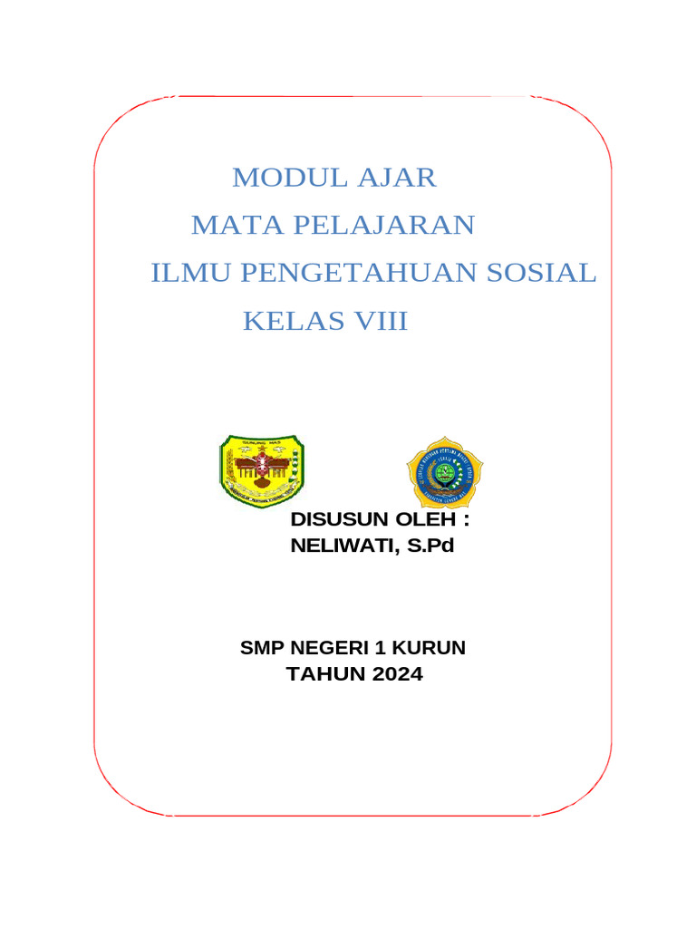 Modul Ajar Observasi PMM Ips 2024 Ok | PDF