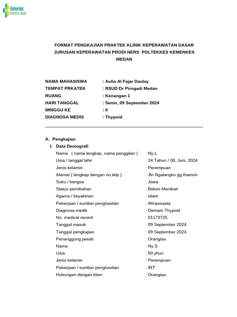 Askep Fajar Ii | PDF