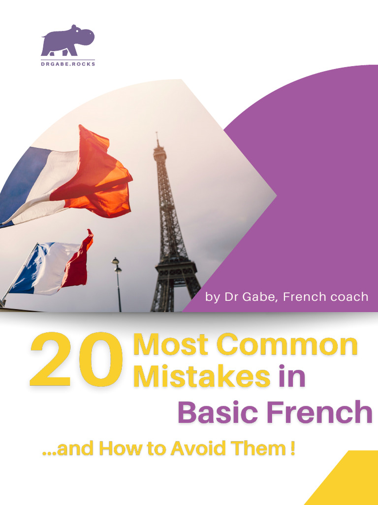 Ebook 20 Most Common Mistakes in Basic French | PDF
