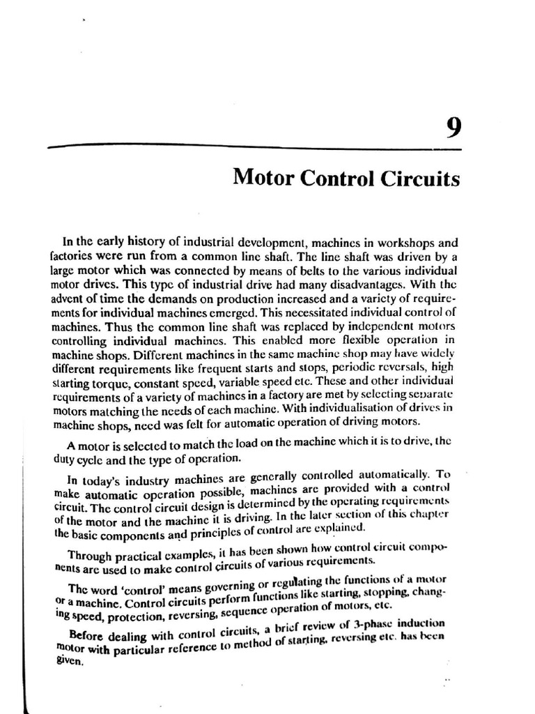 Unit4 Motor Cotrol Circuit | PDF