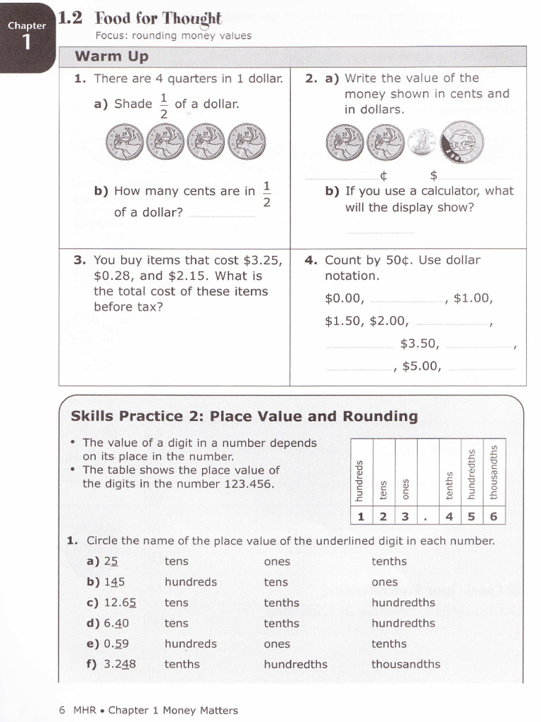 1.2 Food for Thought | PDF