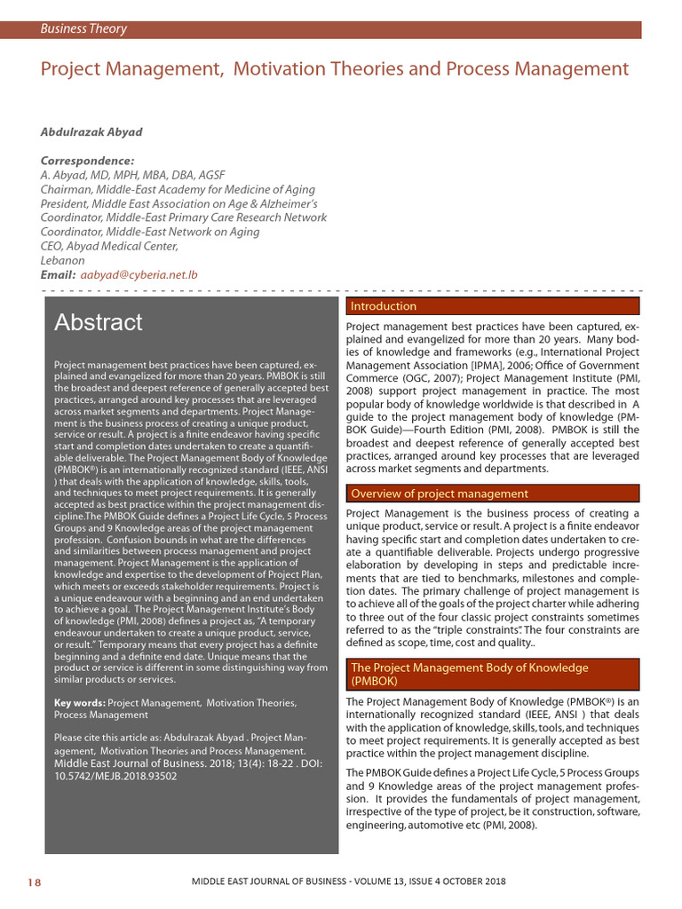 Project Management | PDF