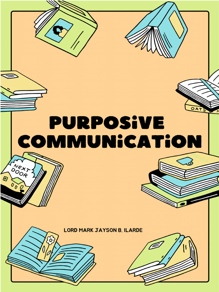 Purposive Communication Lesson 1 | PDF | Communication | Nonverbal Communication