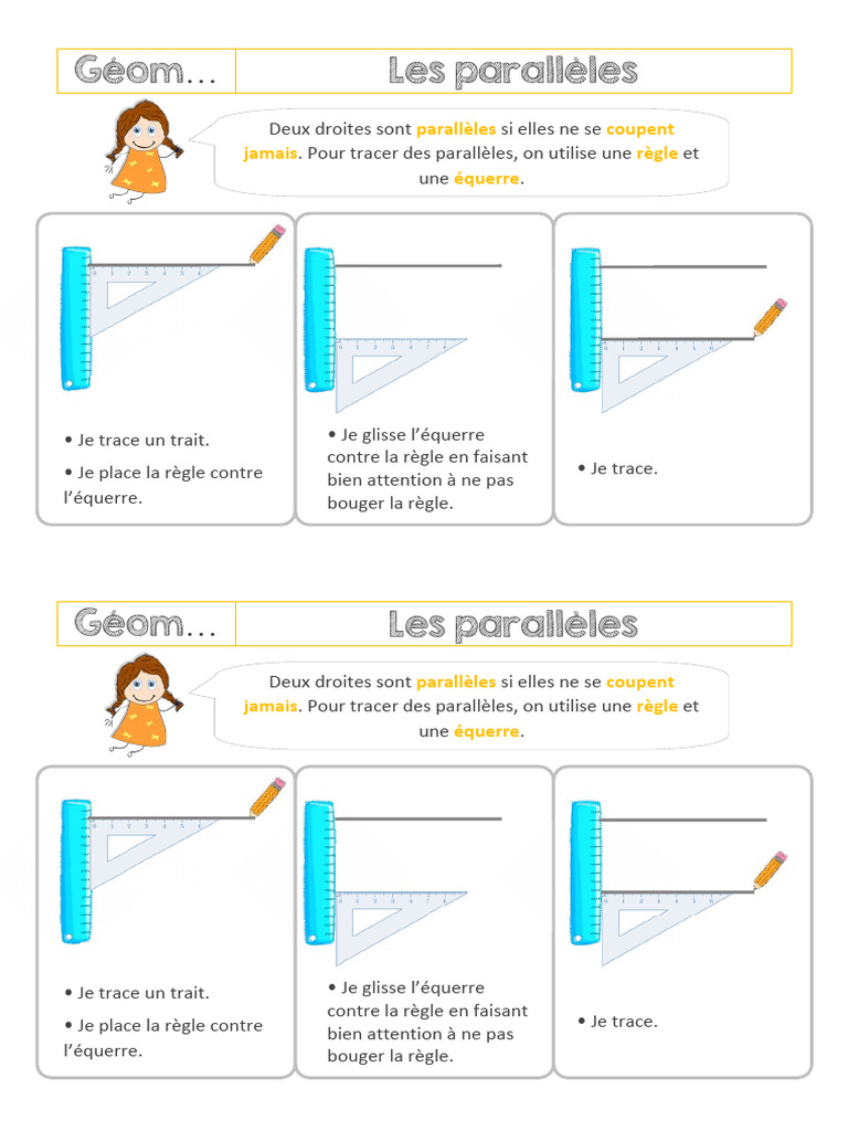 Géom9 Les Parallèles | PDF