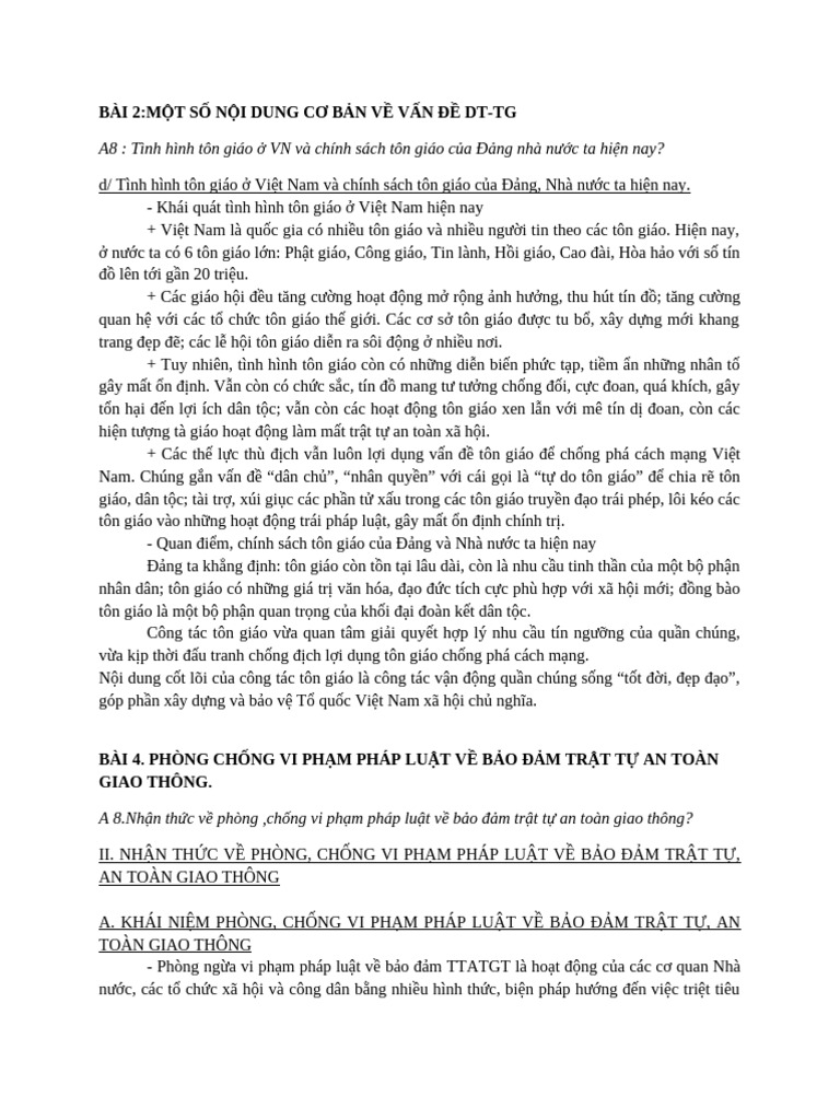 A8 - PHẦN THUYẾT TRÌNH QPAN II | PDF