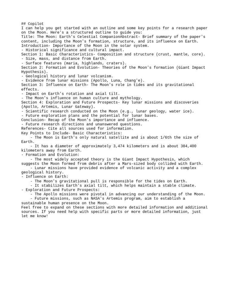 The Moon: Earth's Celestial Companion | PDF