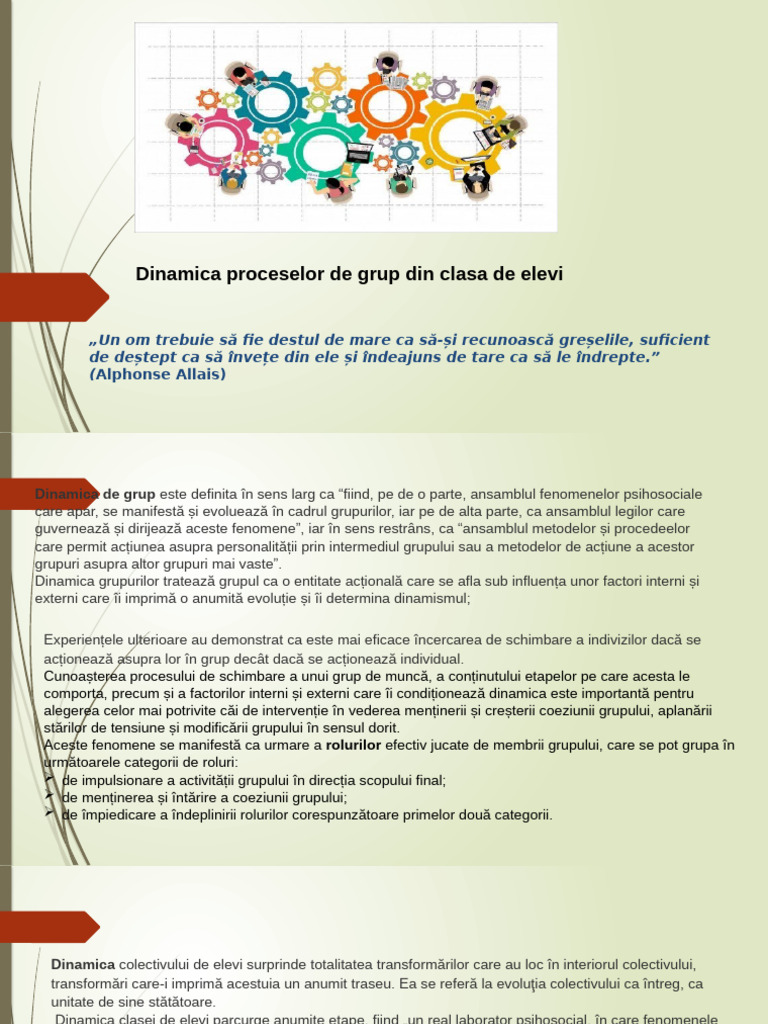 Curs_5_Dinamica_grupului | PDF
