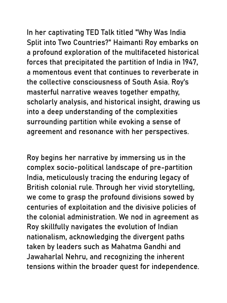 Why Was India Split into Two Countries | PDF