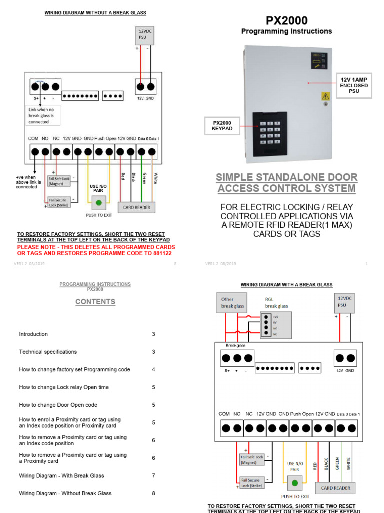 PX2000 Manuel | PDF