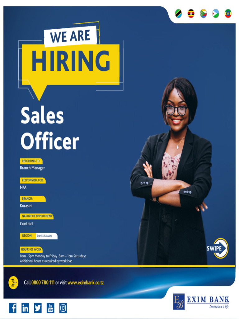 Job Vacancy - Sales Officer | PDF