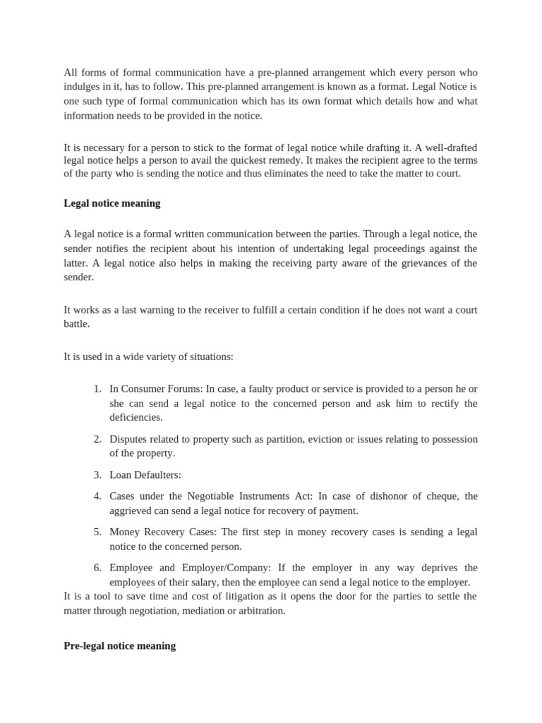 Legal Notices | PDF