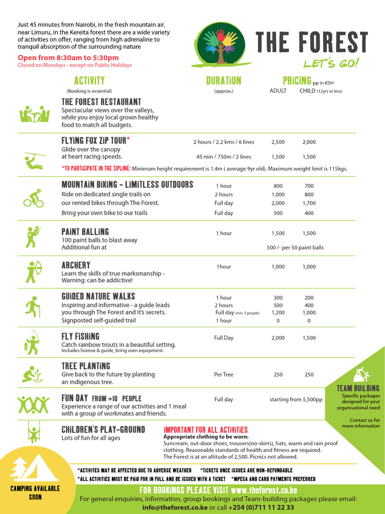 TheForest InfoSheet Final | PDF