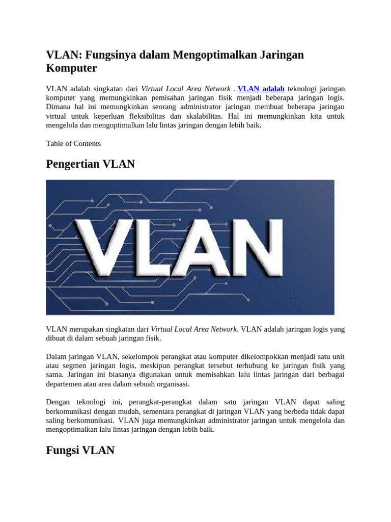 VLAN | PDF