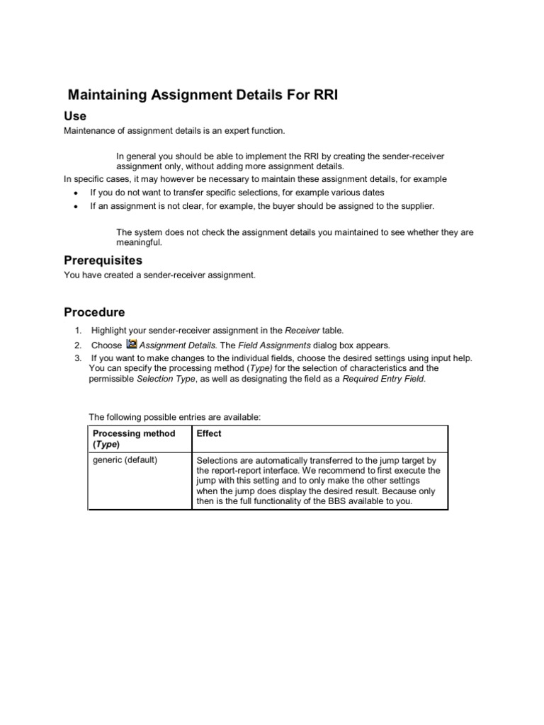 Maintaining Assignment Details For RRI | PDF | Subroutine | Parameter ... Maintaining Assignment Details For RRI | PDF | Subroutine | Parameter ...