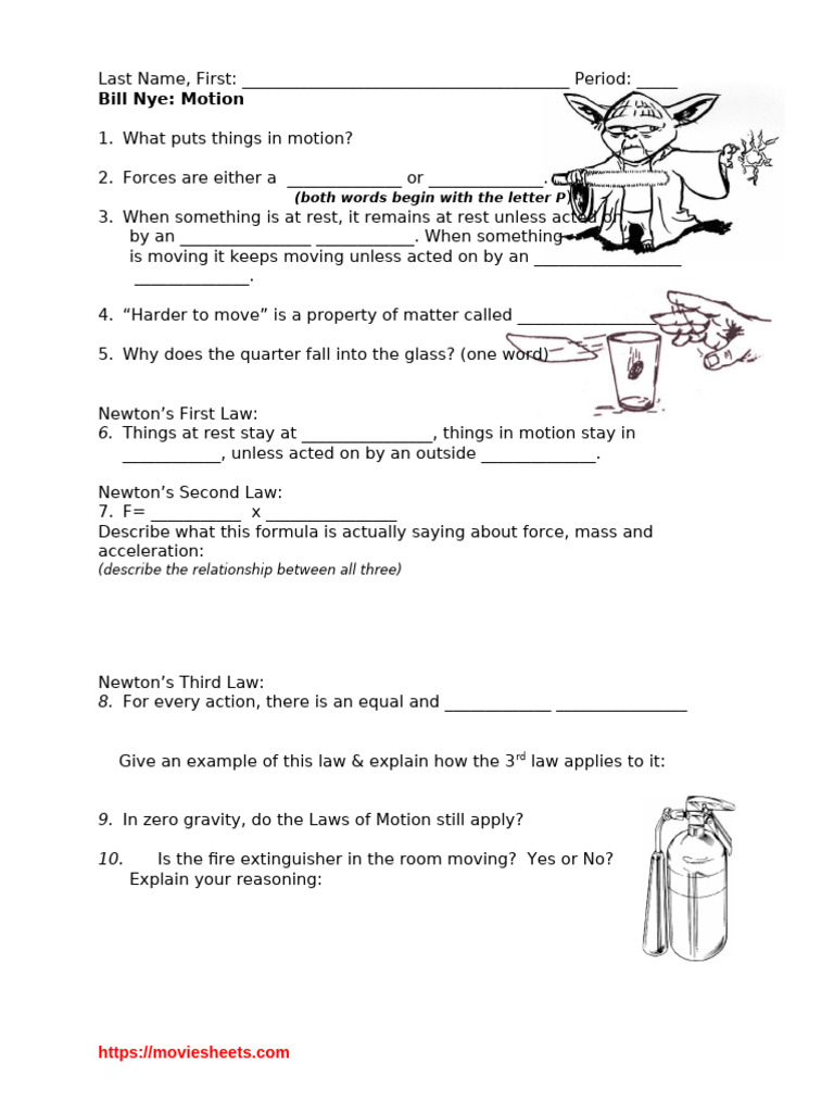 Bill Nye Motion | PDF