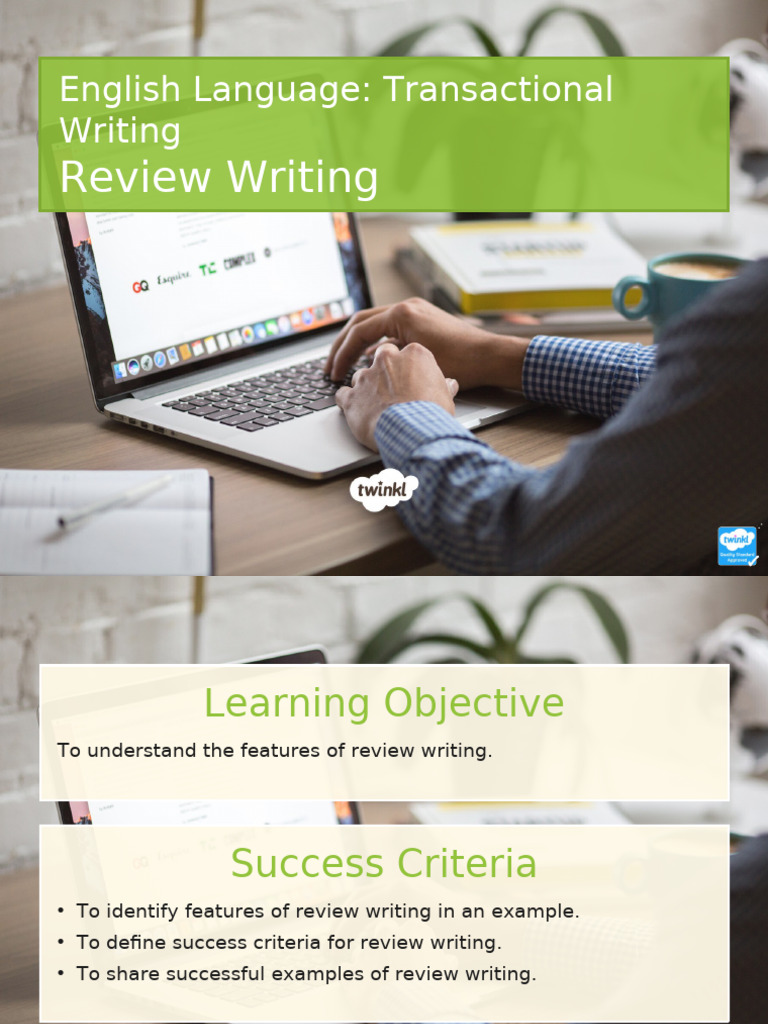 Introduction Review Writing Lesson 1 PowerPoint | PDF