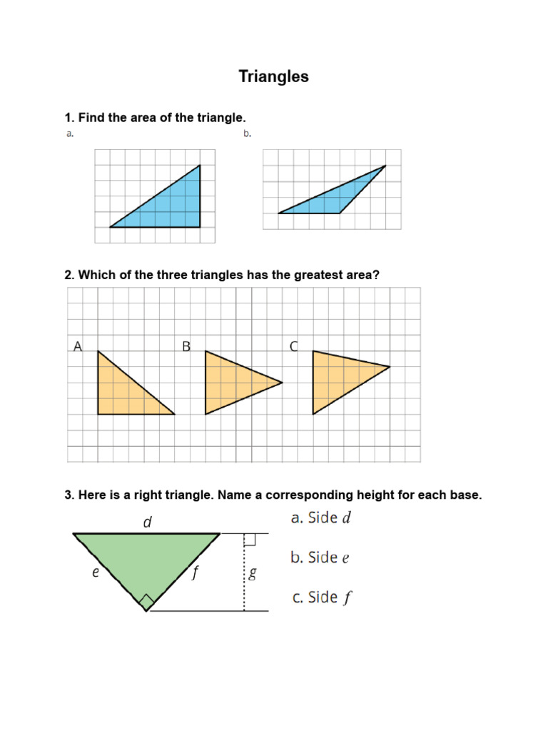 Triangles | PDF