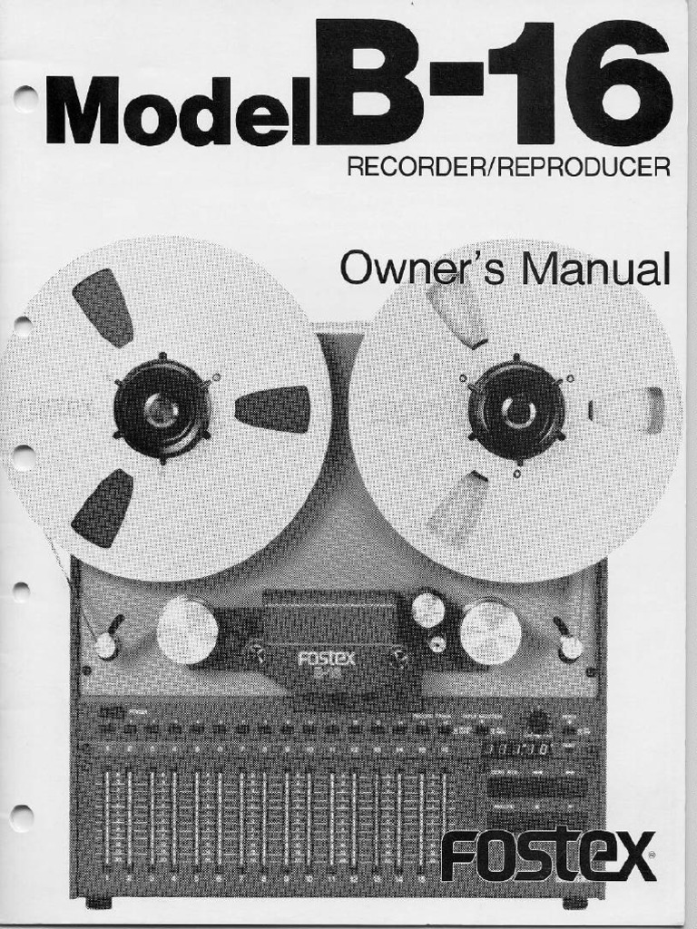 b16 Owners Manual | PDF