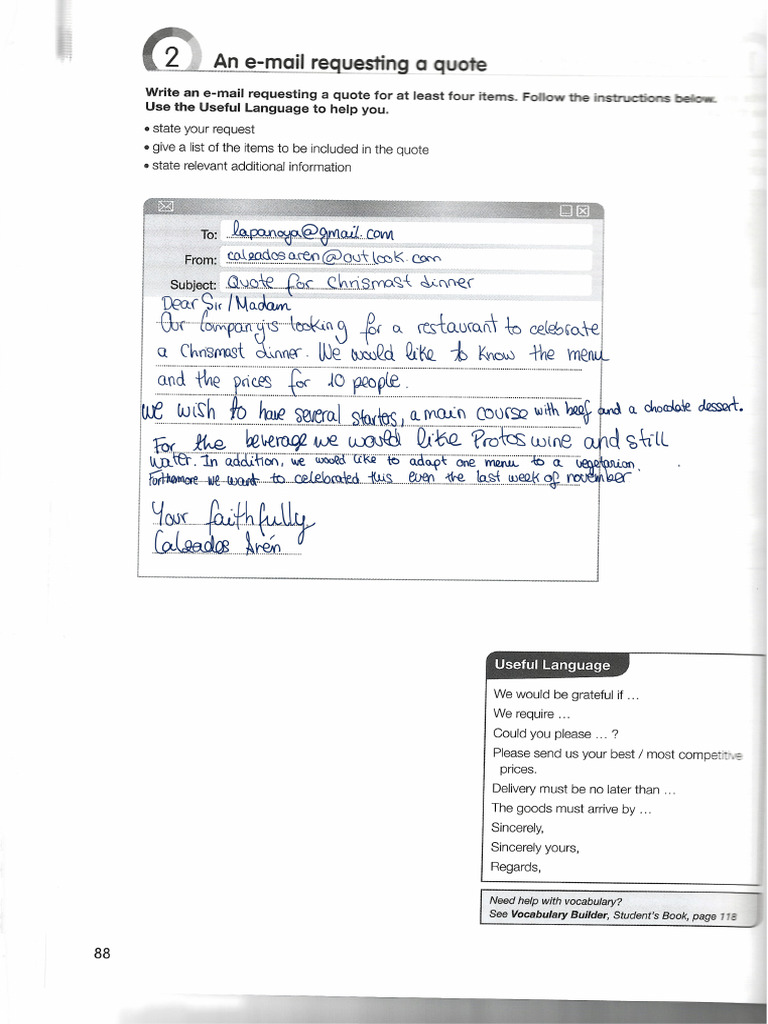 Email Request A Quote Guide | PDF