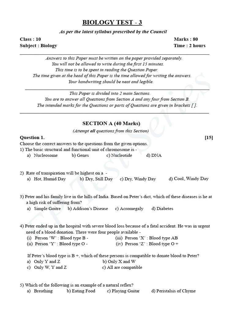 Biology FP Test 3 | PDF