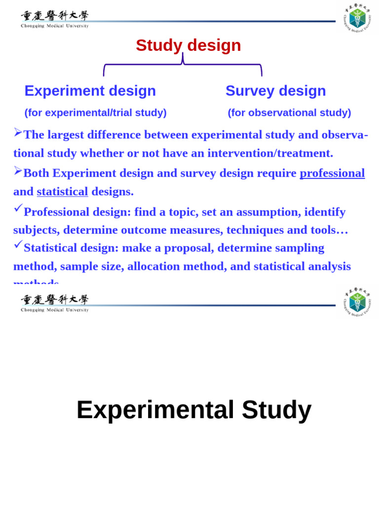 experiment (trial) design | PDF