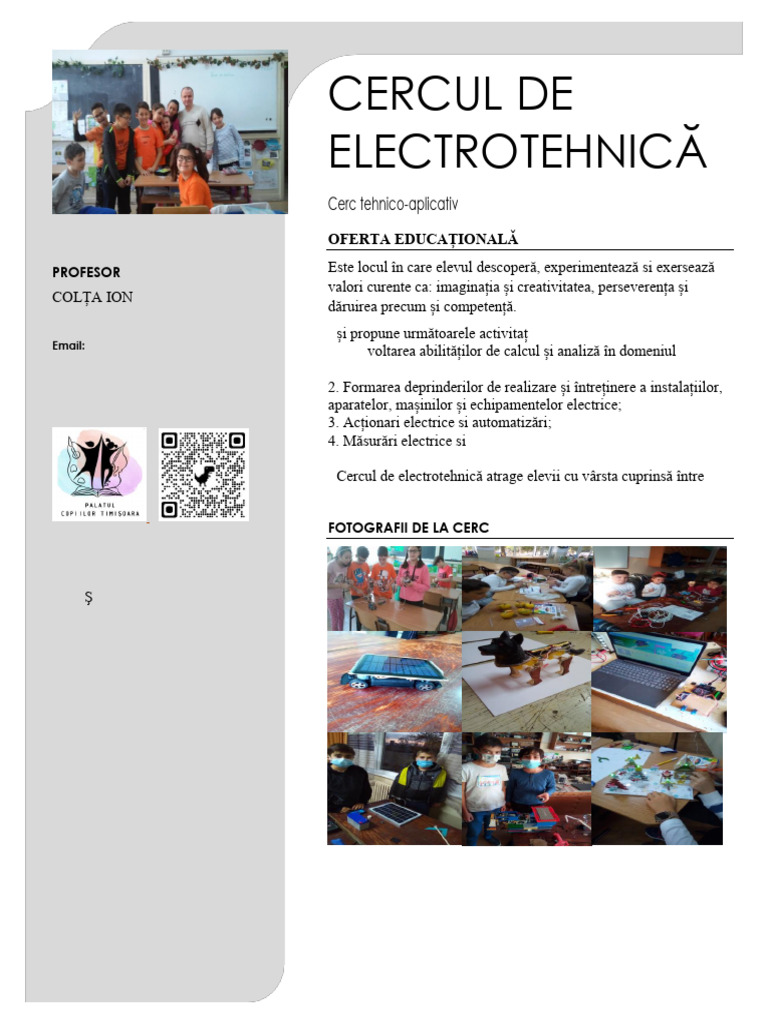 Cercul de Electrotehnica | PDF
