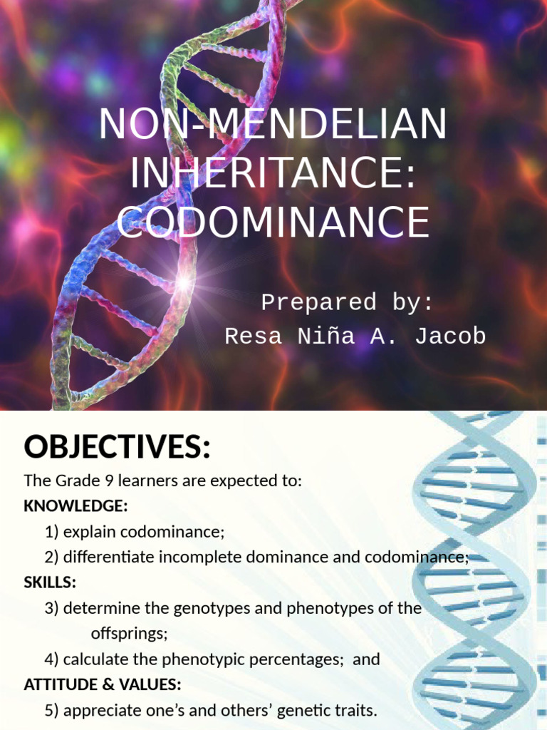 Non-Mendelian Inheritance Codominance 2024 | PDF
