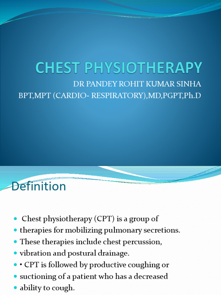 DR Pandey Rohit Kumar Sinha BPT, MPT (Cardio-Respiratory), MD, PGPT, PH ...