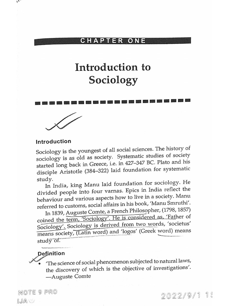 Sociology 1 | PDF